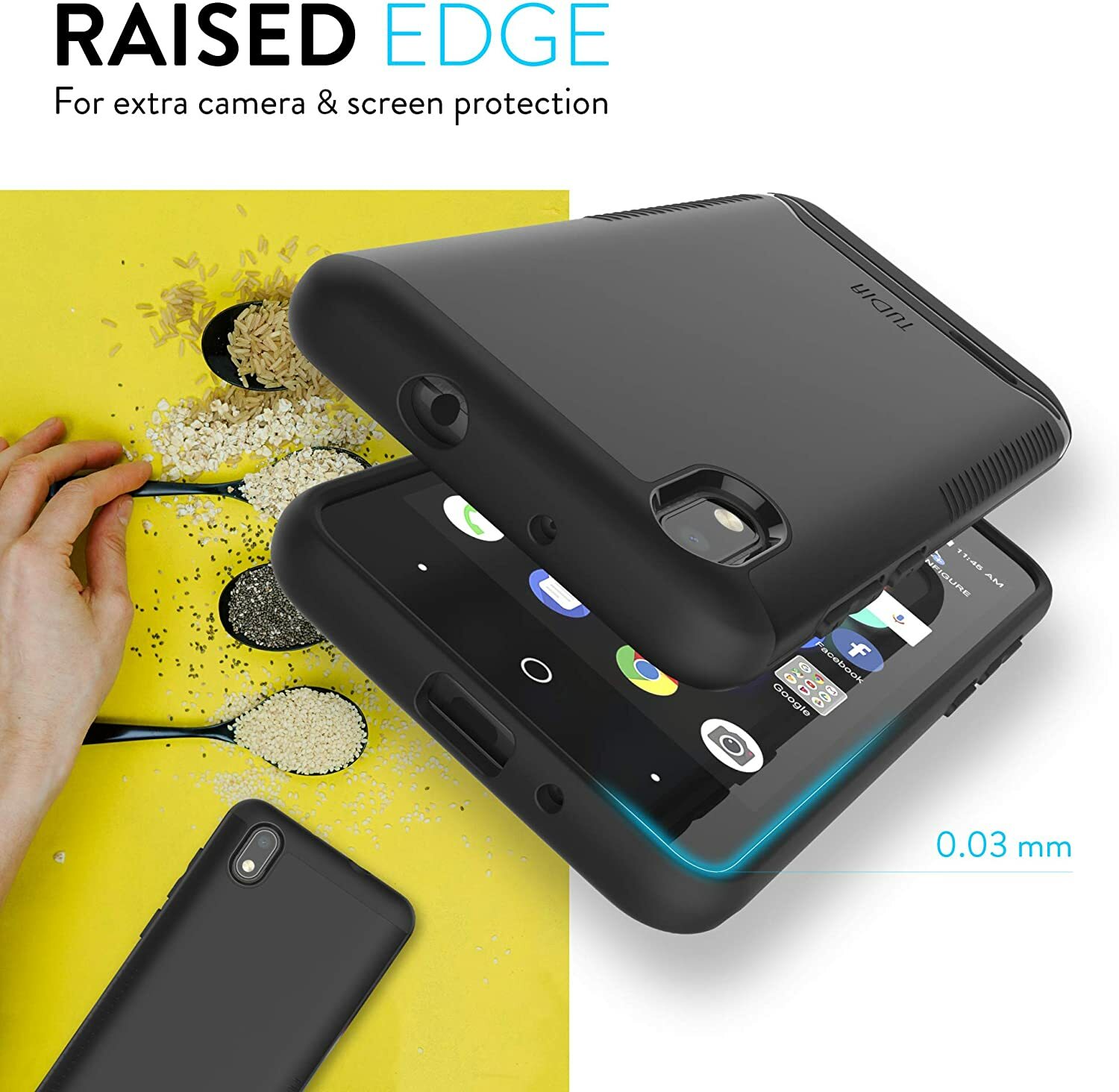 for ZTE Blade T2 / ZTE Avid 559 Case - TUDIA MERGE Dual Layer Cover ...