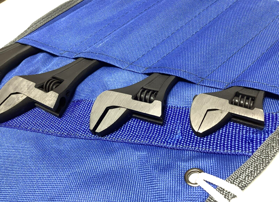 Blue-point BLPADJ404 Adjustable Wrench Set 6" 8" 10" 12" | SAE | 12 ...