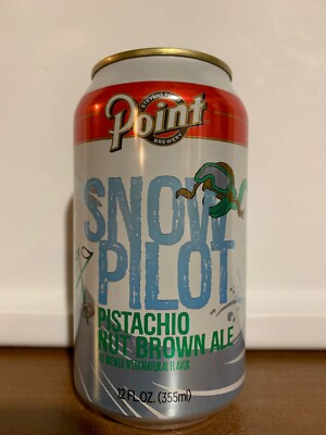 Stevens Point Brewery Snow Pilot Pistachio Nut Brown Ale Beer Can 12oz ...