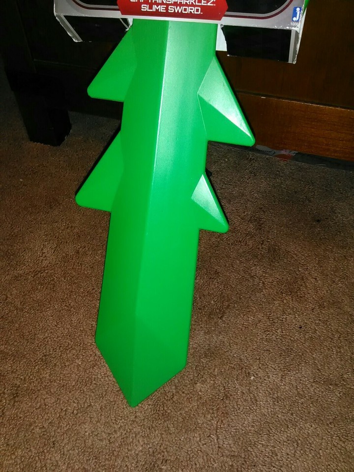 Tube Heroes Captain Sparklez Slime Play Sword Toy * Brand New! 24" long ...