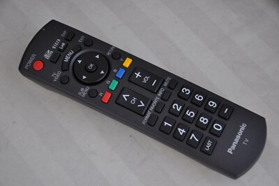 GENUINE PANASONIC N2QAYB000221 PLASMA TV REMOTE - TH-42PX80U TH-46PZ80U ...