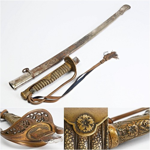 Original saber Gunto koshirae for Former Japanese Army officer WW2 ...