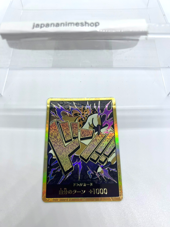Don!! Card (Gold Frame/Left Arm/Lucci) One Piece Card Gold Frame Don ...