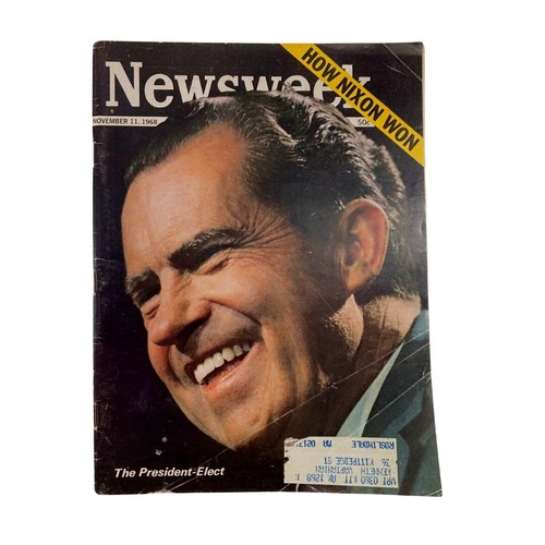 VTG Newsweek Magazine November 11 1968 The President-Elect Richard ...