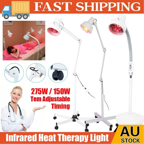 275W Infrared Heat Light Therapeutic Therapy Lamp Pain Relief Floor ...