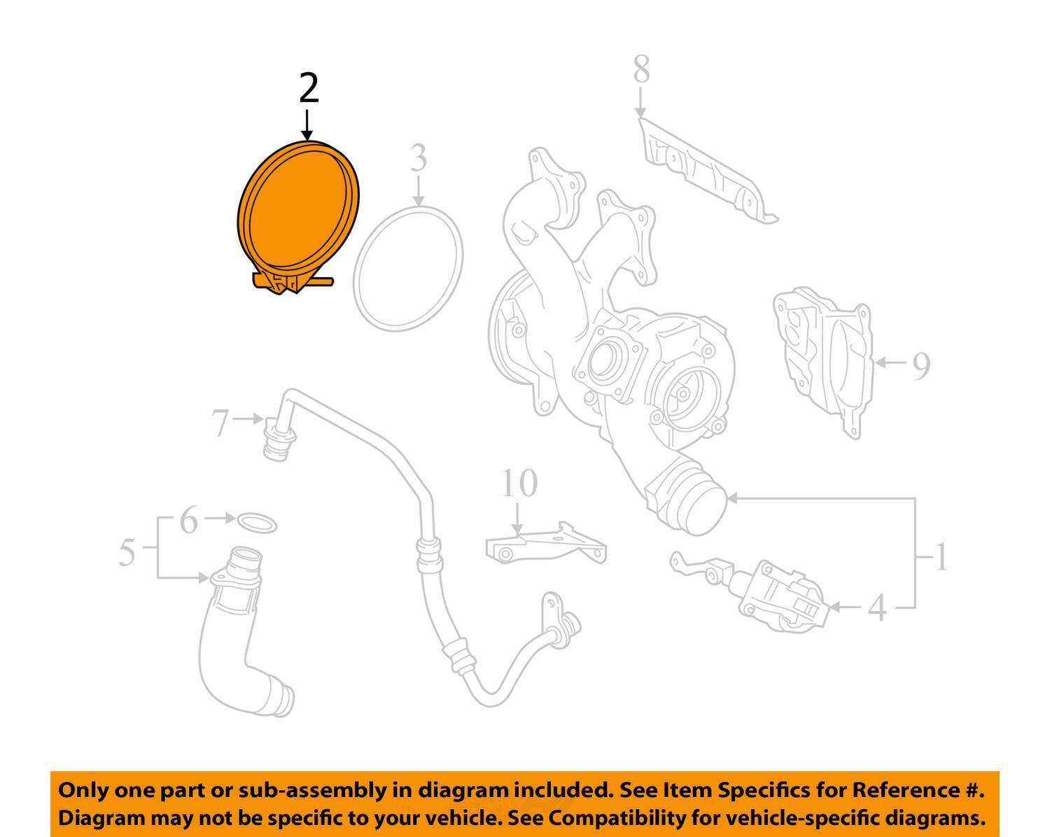 Genuine BMW Turbocharger Clamp 18328612537 for sale online | eBay