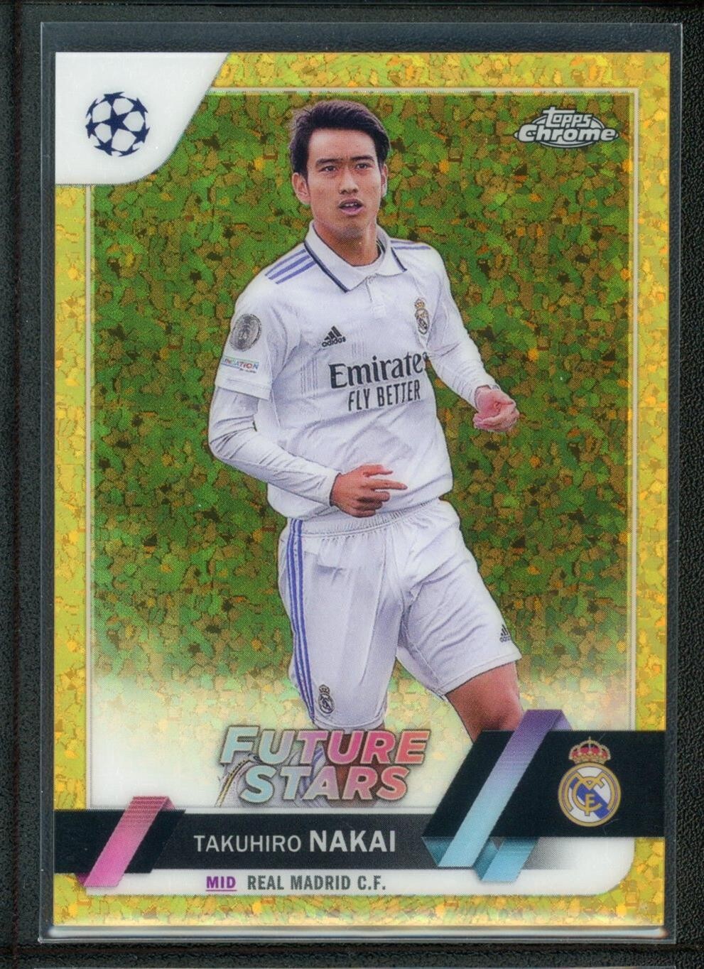 2023 TAKUHIRO NAKAI 17/50TOPPS CHROME UEFA CHAMPIONS LEAGUE FUTURE ...