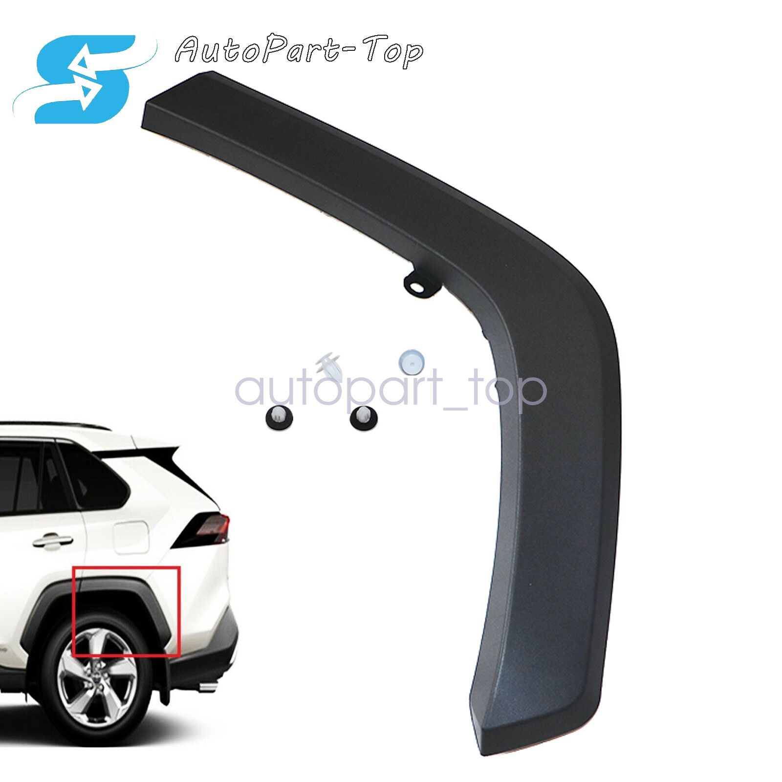 Left Passenger Side Rear Wheel Opening Molding Trim For Toyota Rav4 ...