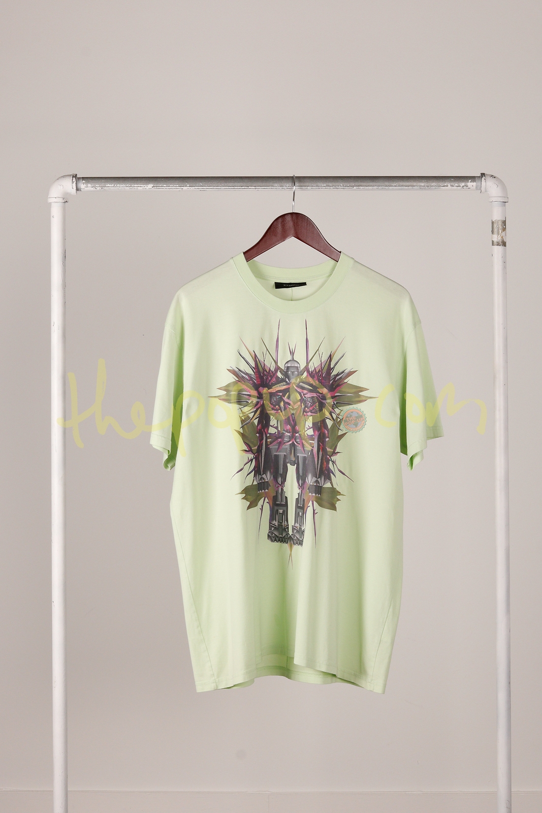 Givenchy Paris SS12 'Birds of Paradise Robot' Tee Volt Green (2012) | eBay