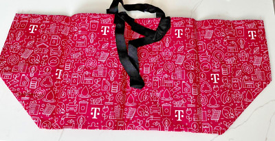 T-Mobile Tuesdays Large Pink Reusable Shopping Tote Bags | eBay