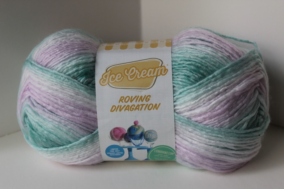 Lion Brand Ice Cream Roving Stripes Yarn Limited Time- sold per skein ...