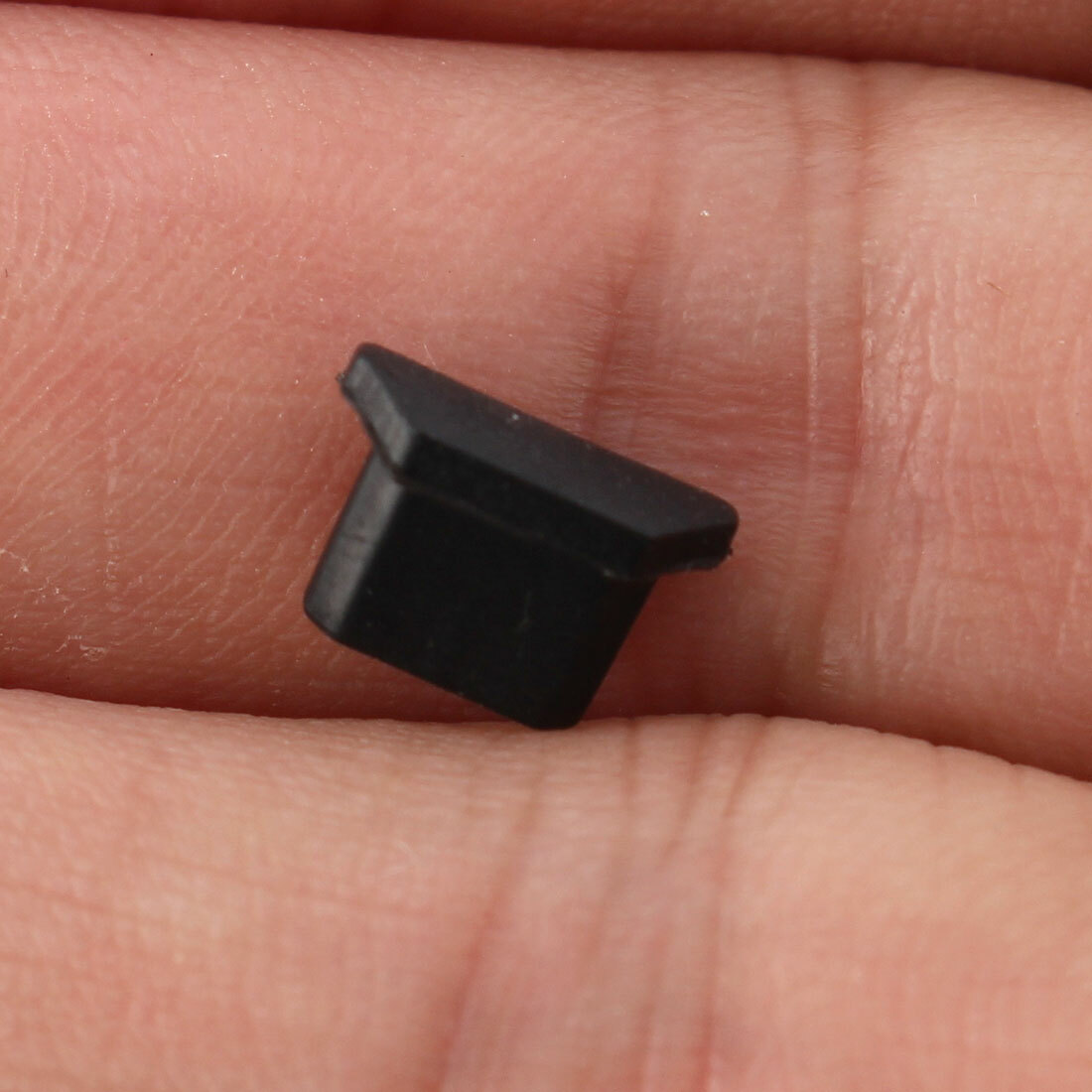 Smartphone Rubber Anti Dust Micro USB Port Cap Cover Protective Black ...