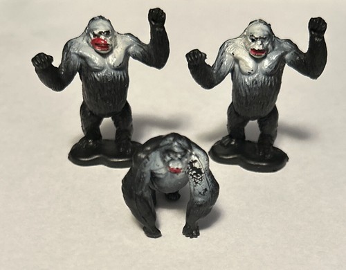 Vintage Miniature KING KONG Gorilla Mini Figure Plastic Figurine Lot of ...