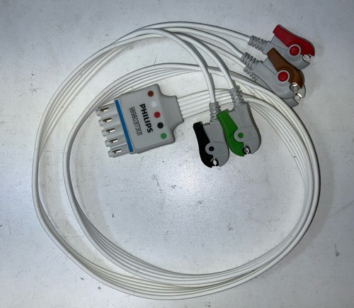 Philips 5-Lead Set ECG Disposable Cable AAMI REF 989803173131 | eBay