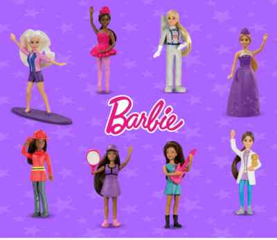 Mattel Barbie Mini Action Figures Party Favors Decorations Supplies | eBay