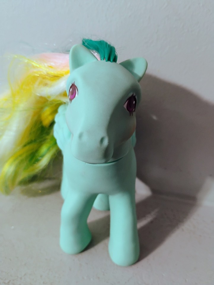 Vintage 1985 My Little Pony MLP Brush N Grow Pegasus Pony | eBay