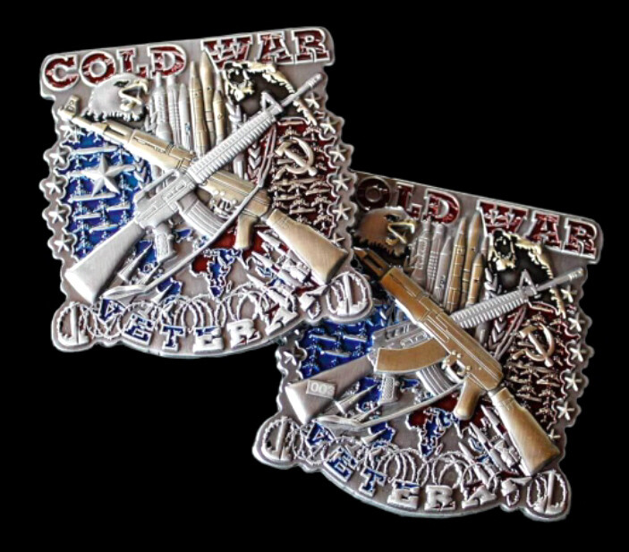 COLD WAR VETERAN CHALLENGE COIN US ARMY MARINES NAVY AIR FORCE VETERAN ...