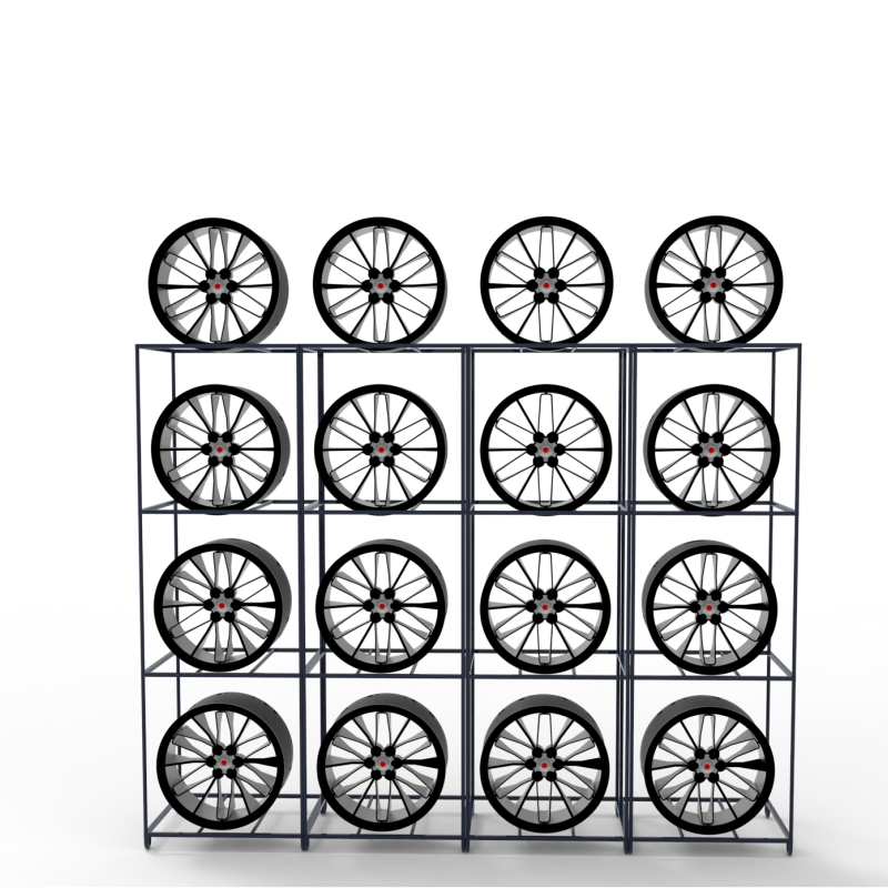 2PCS 22" Wheel Display Rack For Rims And Wheels Up To 22" Showroom ...