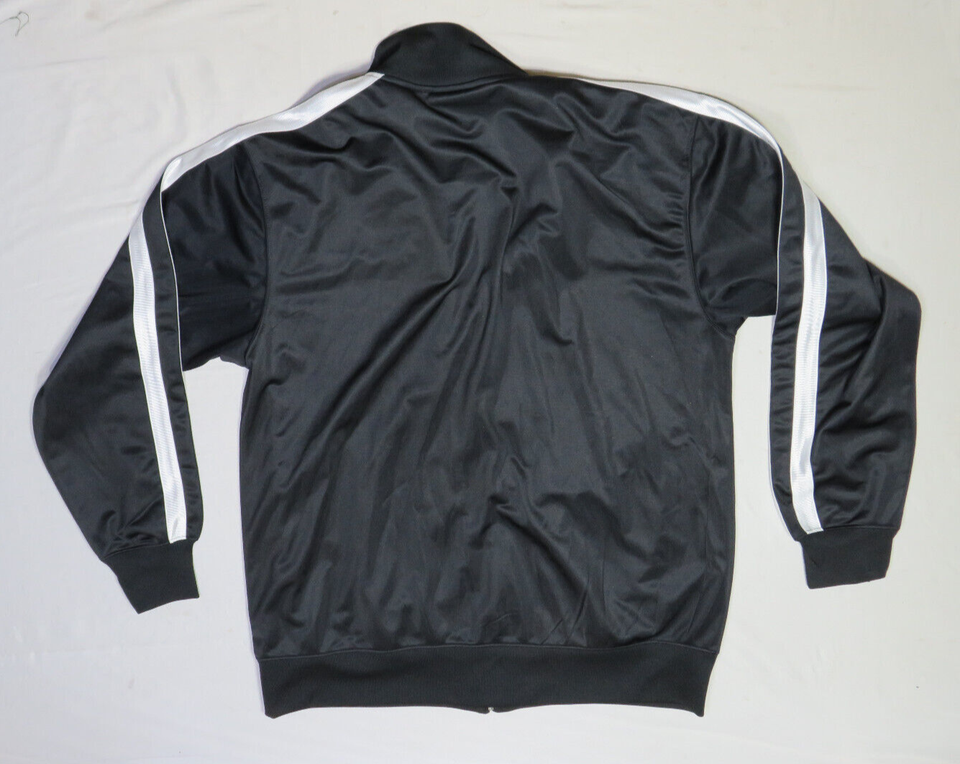 AND1 BASKETBALL MENS TRACK JACKET LARGE BLACK FULL ZIP ANM99367006 NEW ...