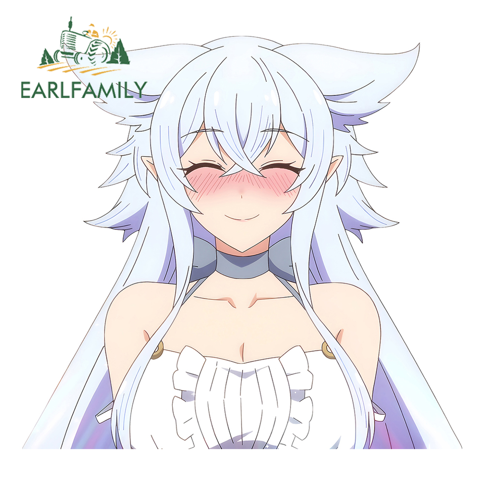 EARLFAMILY 5.1" Furry Fenrys Peeking Anime Car Stickers Decals for ...