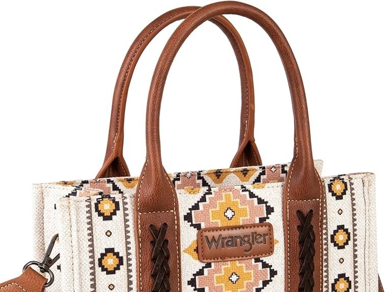 Wrangler Women's Tote Bag Southwestern Aztec Crossbody Purse Satchel ...