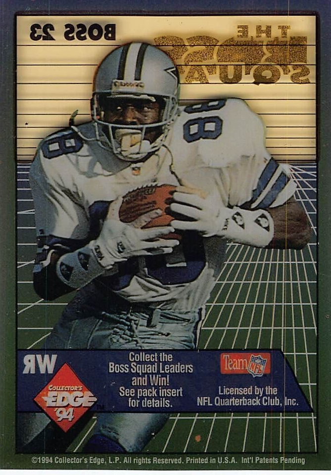 1994 Collector's Edge Boss Squad Michael Irvin #BOSS 23 NM/MT DALLAS ...