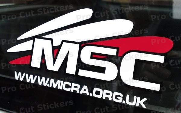 MSC Club Stickers 'for Nissan Micra Sports Club' Car Window Bumper ...