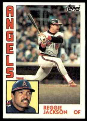 1984 TOPPS REGGIE JACKSON ANGELS #100 | eBay