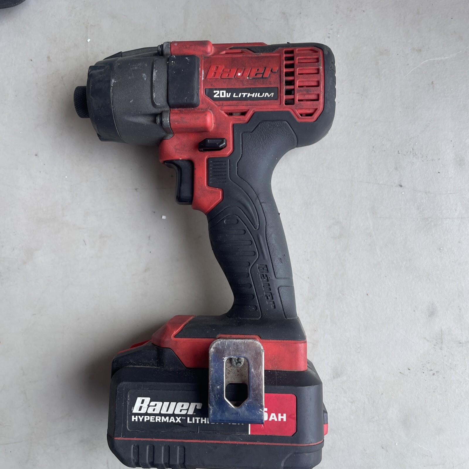 Bauer Bundle 1791C-B1…1/2" Drill…1781c-B1…1/4” Driver w/ 5AH Battery 20 ...