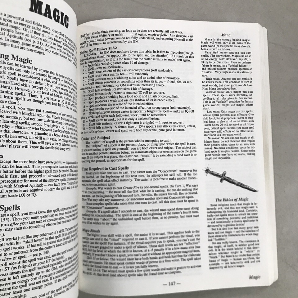 GURPS Basic Set Third Edition Rulebook 1992 Steve Jackson Games RPG | eBay