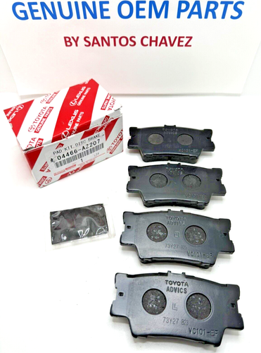 2006-2018 Toyota RAV4 Rear Brake CERAMIC Pads GENUINE OEM PART 04466 ...