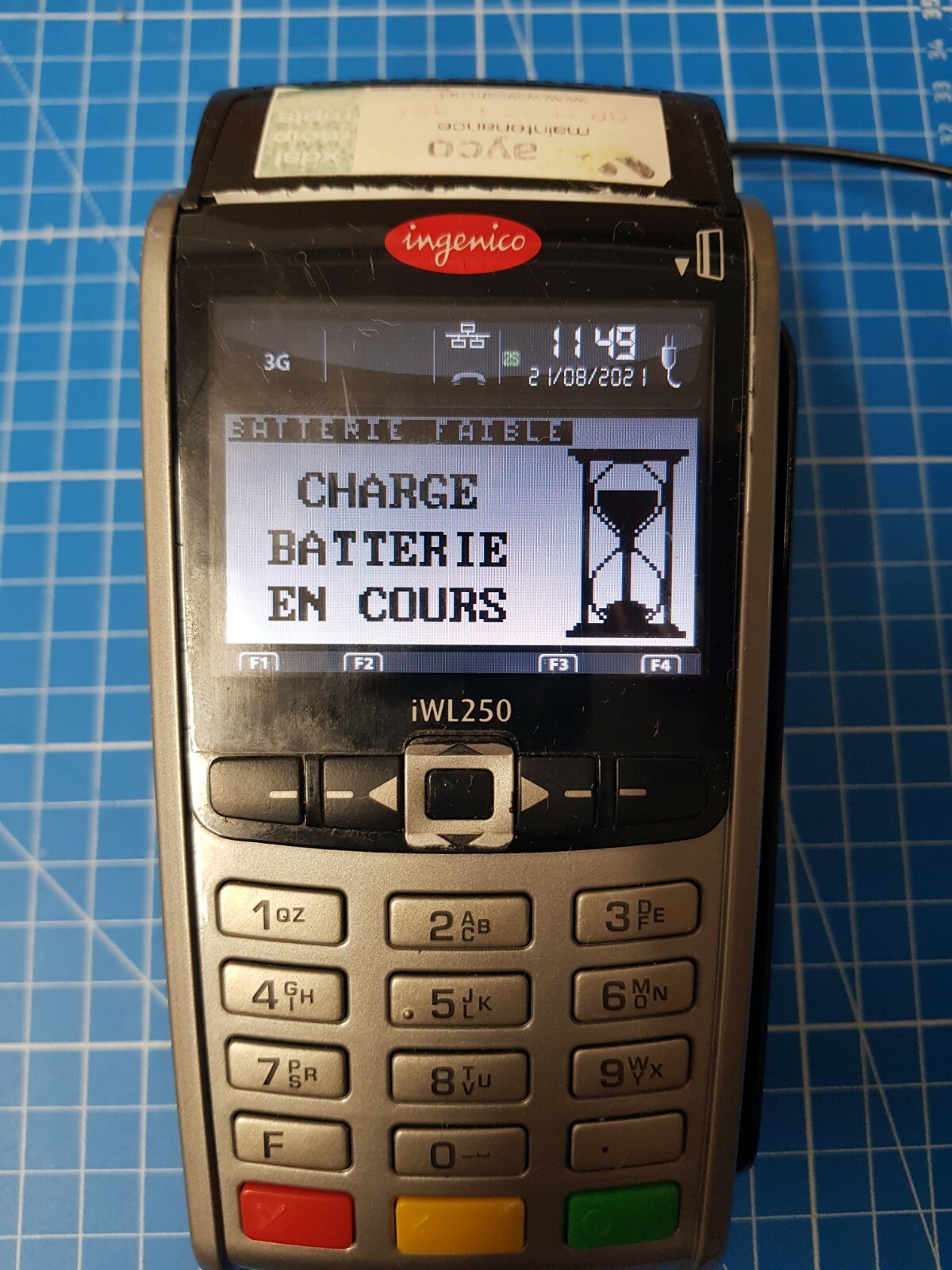 Ingenico IWL250 / IWL255 POS Terminal - 3G - Alert Irruption !!! | eBay