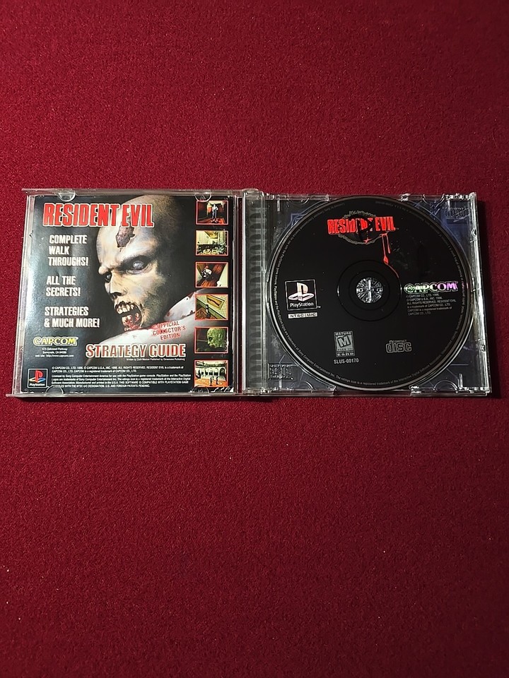 Resident Evil (PlayStation 1 PS1) Complete in Box CIB Complete Tested ...