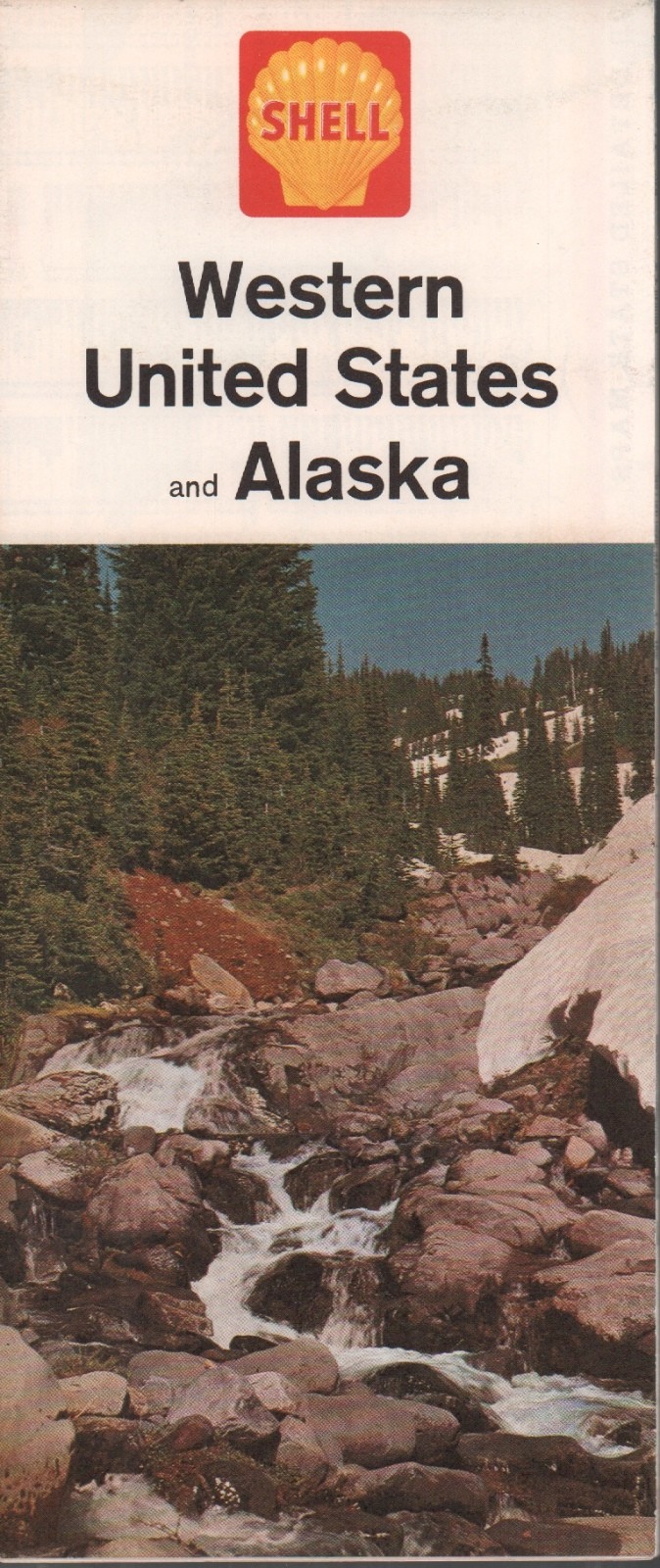 1962 Shell Road Map: Western United States and Alaska NOS | eBay