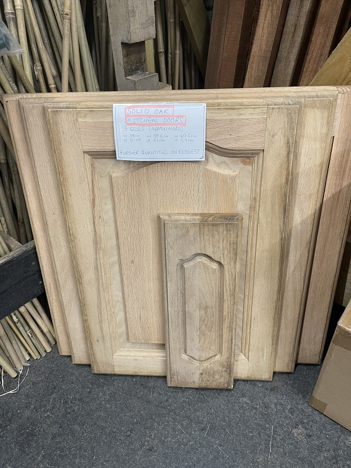 Solid Oak Cupboard Doors, ( Brand New), | eBay UK