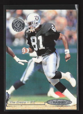 1995 SP Championship #174 Tim Brown Oakland Raiders | eBay
