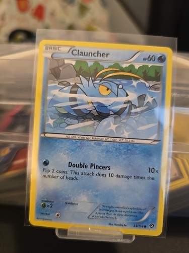 Pokemon Clauncher Steam Siege 33/114 Common Basic Water TCG Card | eBay