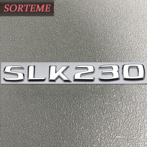 Trunk Lid SLK 230 Letters Rear Emblem Badge Chrome For R170 SLK230 | eBay