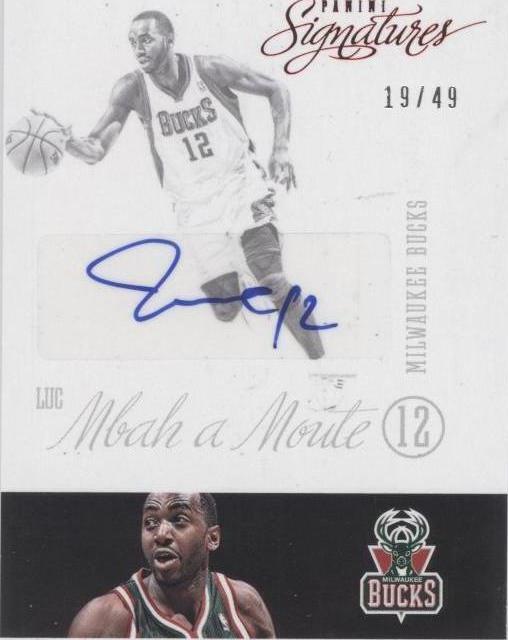 2012-13 Panini Signatures - Luc Mbah a Moute #176 Red /49 (AU) for sale ...