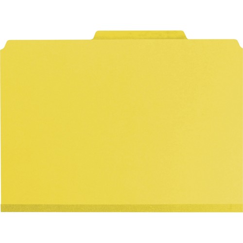 Smead 19098 Yellow Colored Pressboard Classification Folders With ...