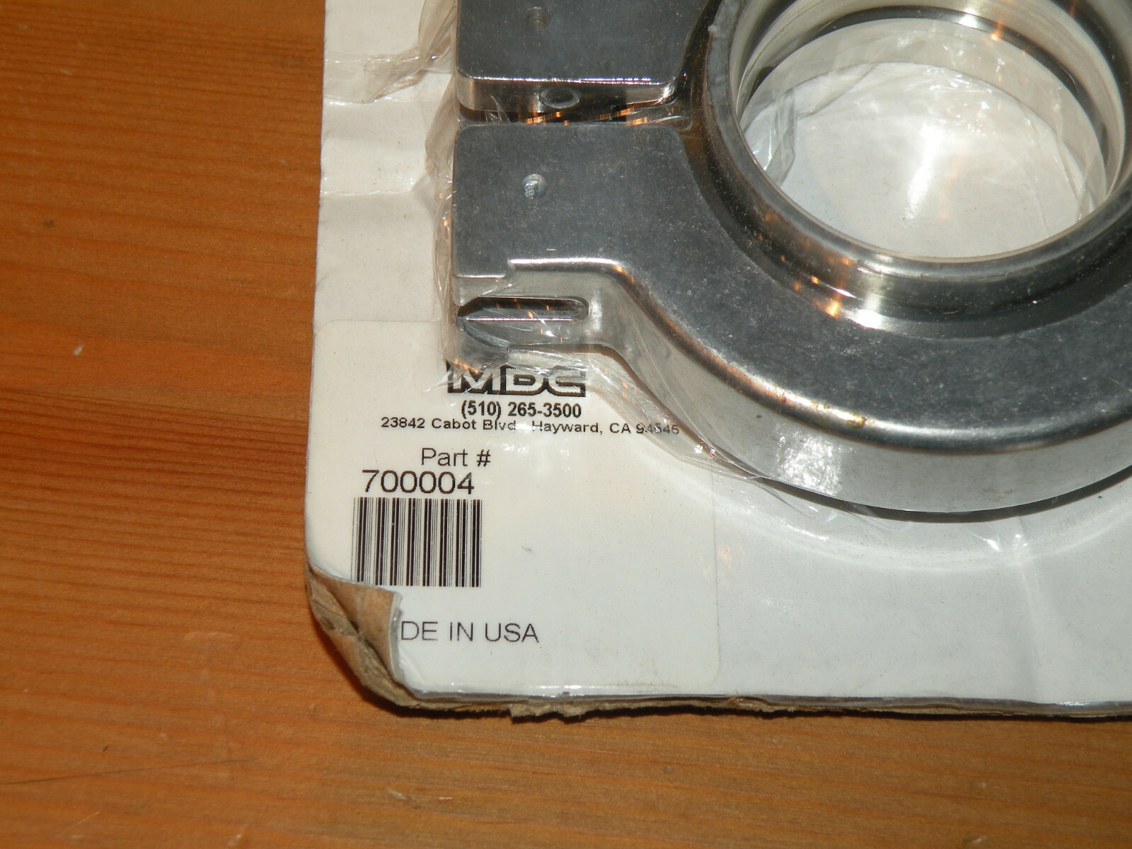 MDC Vacuum Kwik Flange Flange Assembly KF NW 50 P/N 700004 Model K200 ...