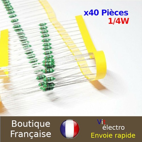 x40 Pcs Inductance Axiale 6.8uH 1/4W 0.25W - SERIE 0307 self- bobine ...