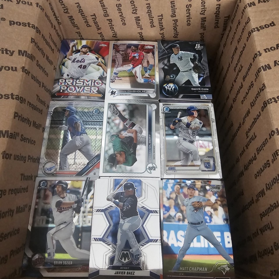 Premium Baseball Card Lot 14lb+ Medium Flat Rate Box | eBay