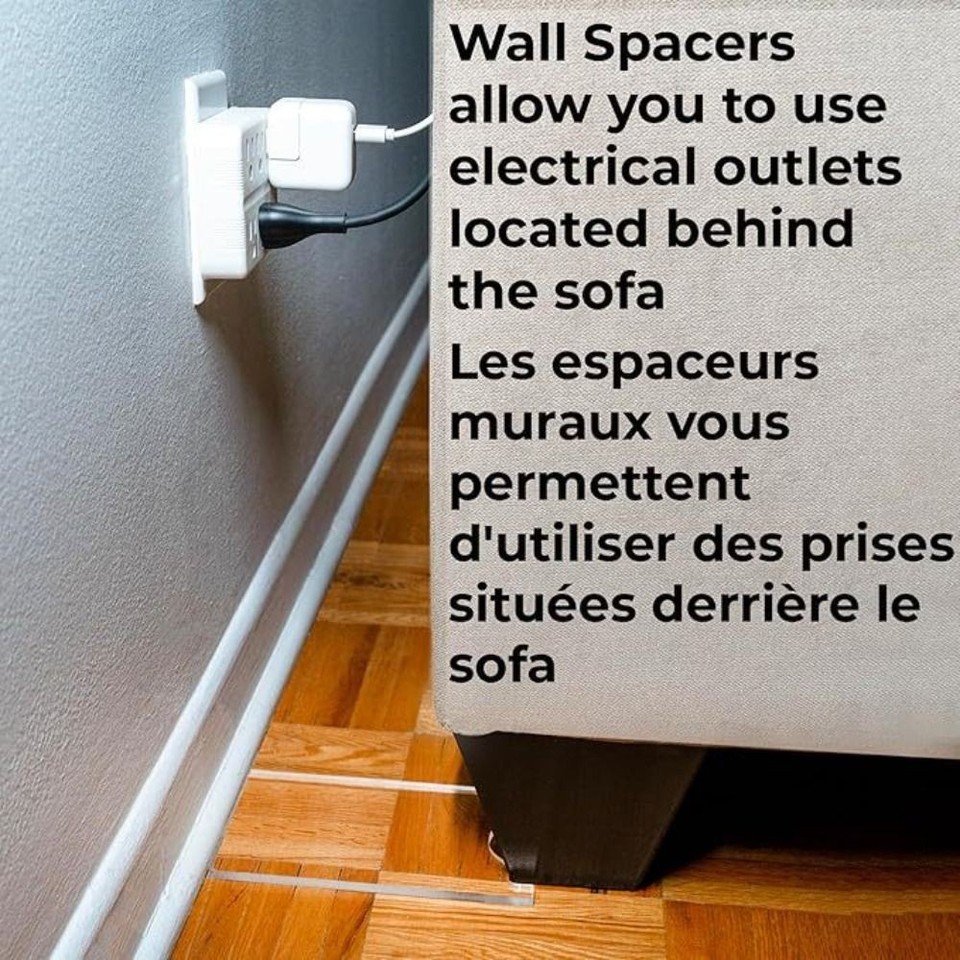 Prevent Sliding Furniture Wall Pad Acrylic Headboard Spacer Home | eBay ...