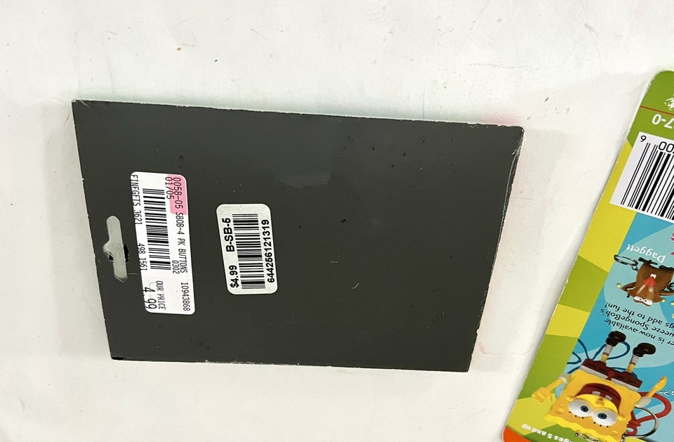 New SpongeBob SquarePants Collectibles From 2000 In Original Packaging ...