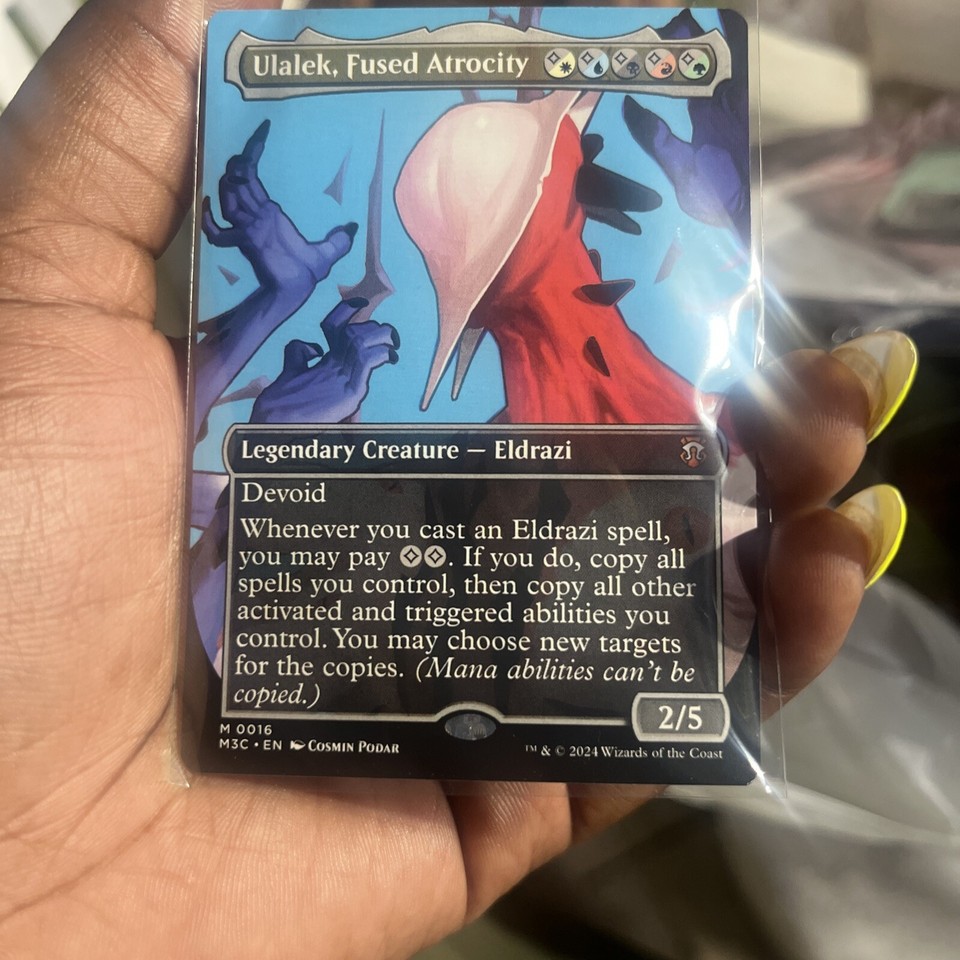 MTG Ulalek, Fused Atrocity Commander: Modern Horizons 3 0016 Regular ...