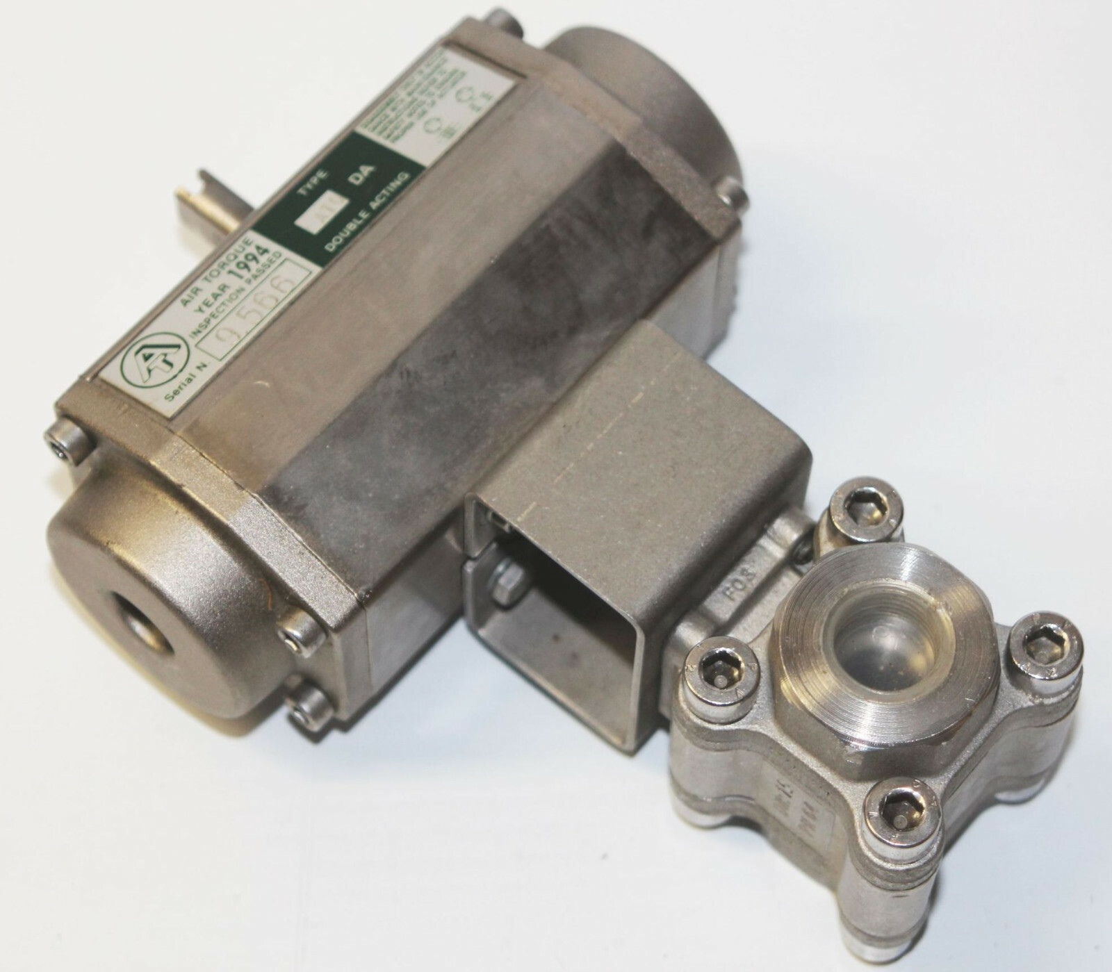 Air Torque AT1 DA Dual Acting Pneumatic Actuator w/ Starline CF8M ZB ...