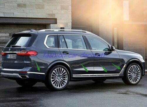Stainless steel Exterior Door Body Side Molding Cover Trim For BMW X7 ...