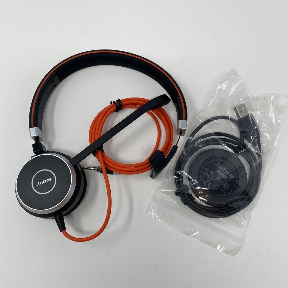 Jabra Evolve 40 6393-823-109 Mono MS Corded Headset HSC017 ENC010 | eBay