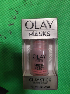 ***2 PACK***Olay Masks Fresh Reset Clay Stick Pink Mineral Complex 1.7 ...